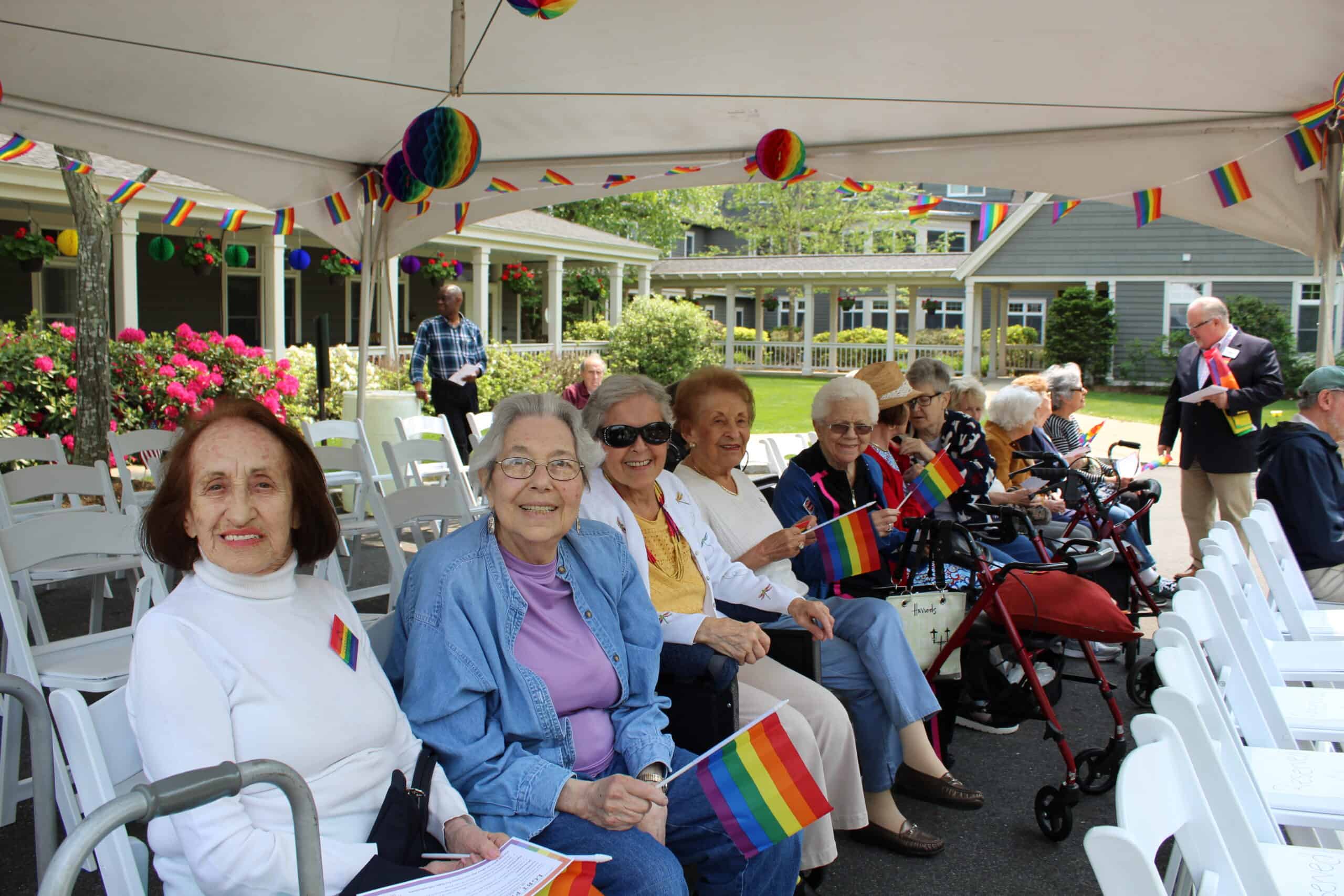 Goddard House 2021 Pride Month LGBT Flag Raising Ceremony