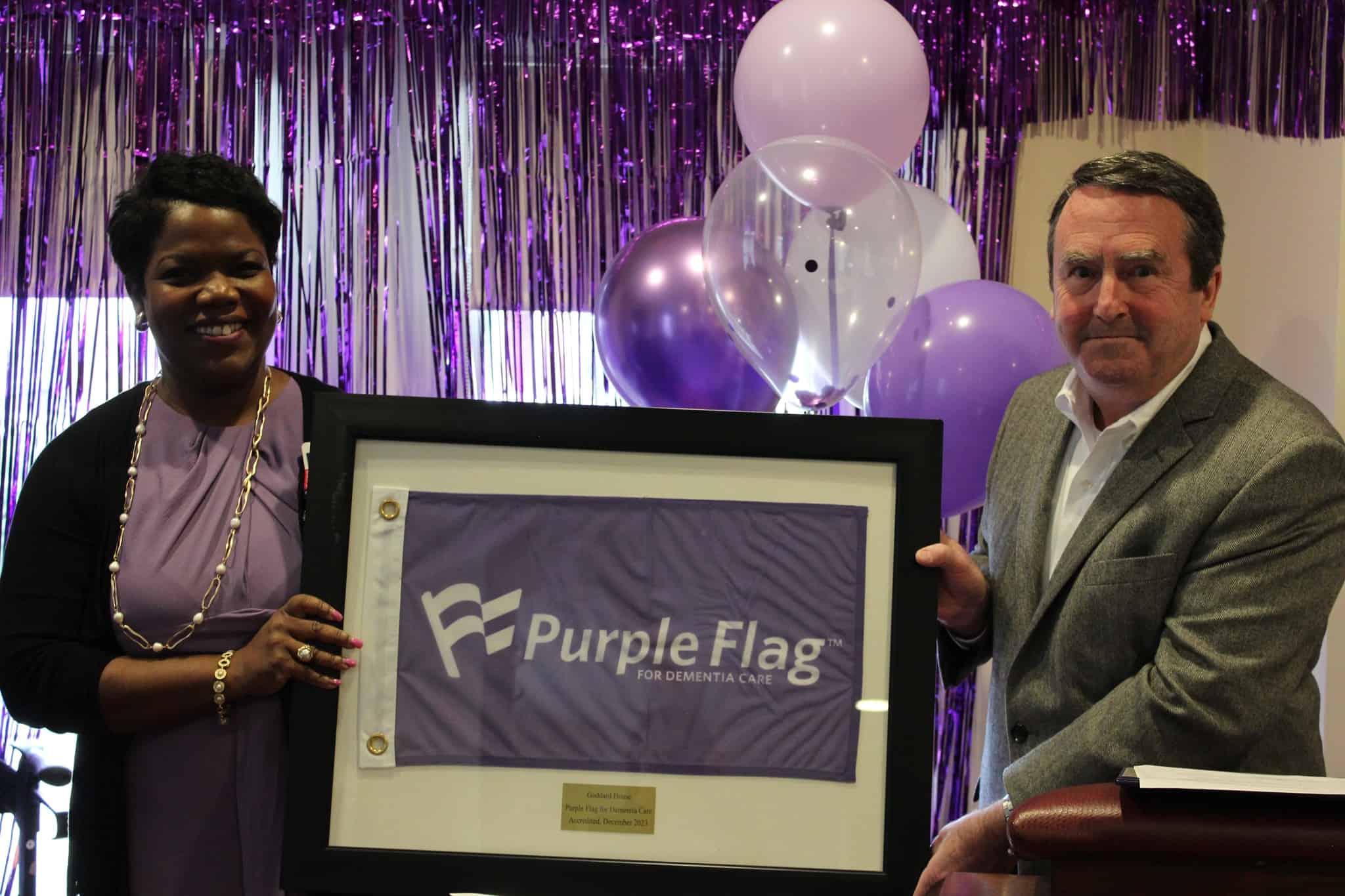 Purple Flag for Dementia Care | Goddard House